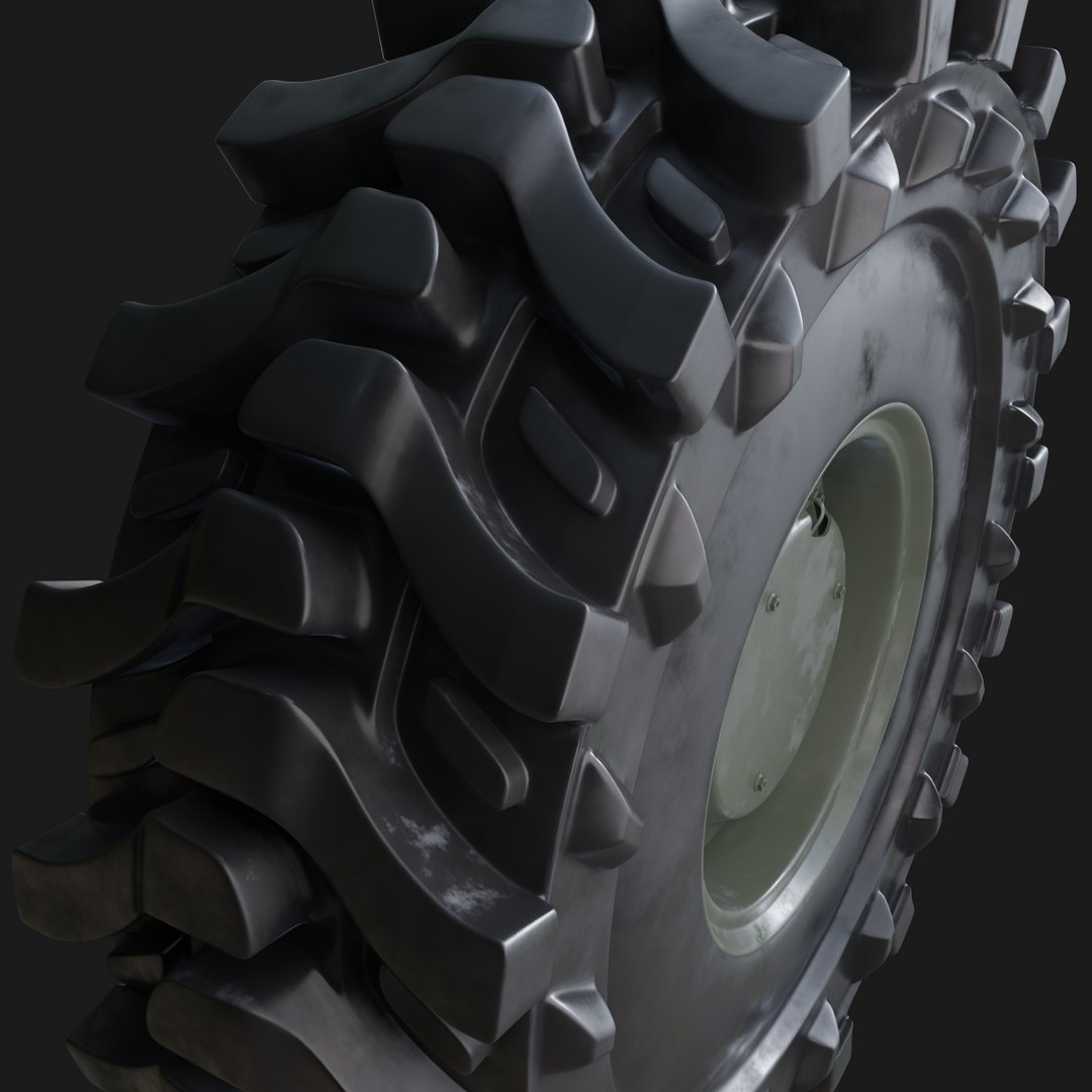 Military Vehicles Wheel 3D Model - TurboSquid 1891691