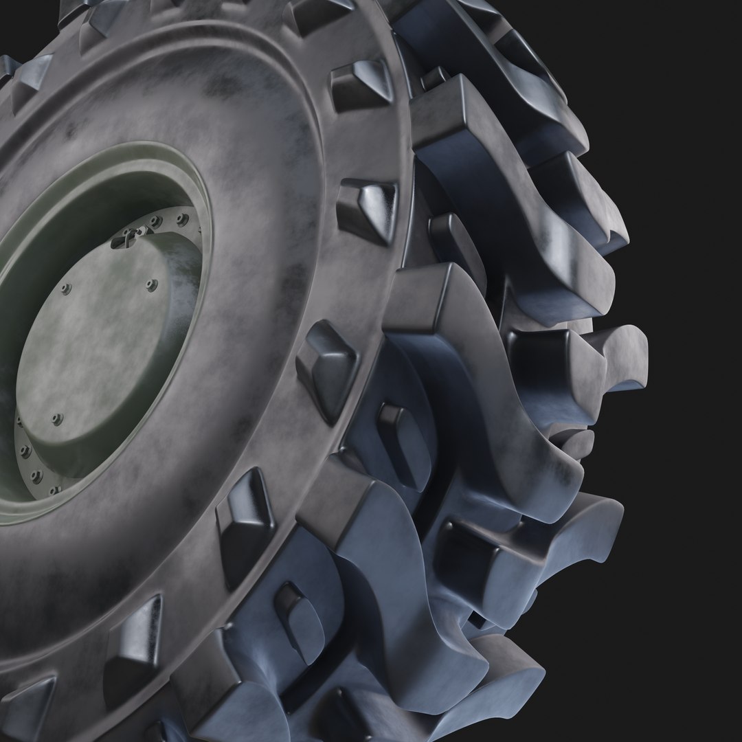 Military Vehicles Wheel 3D Model - TurboSquid 1891691