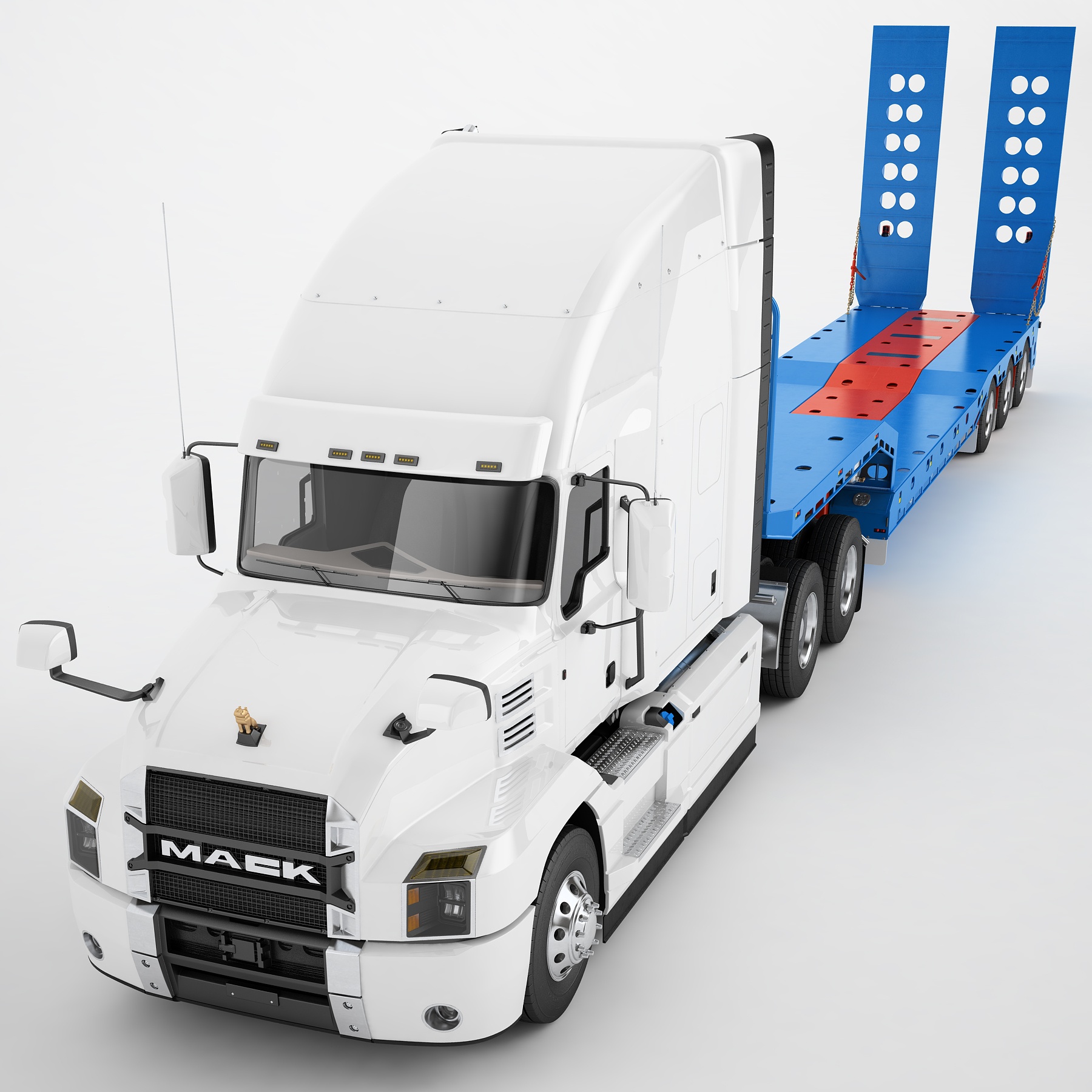 3D Mack Anthem 70 Sleeper 2020 Drake Trailer 02 - TurboSquid 1803129