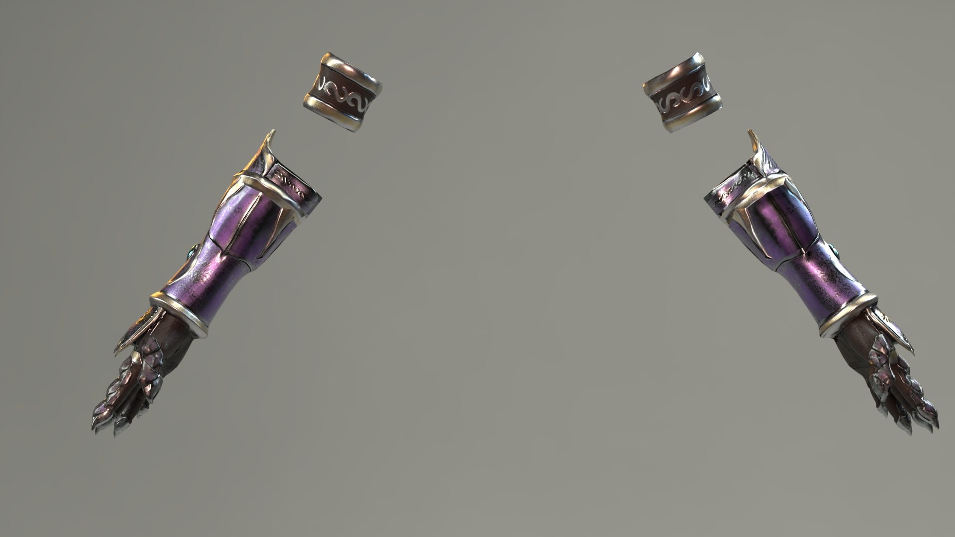 3D Elf Female Hand Armor Set - TurboSquid 1731031