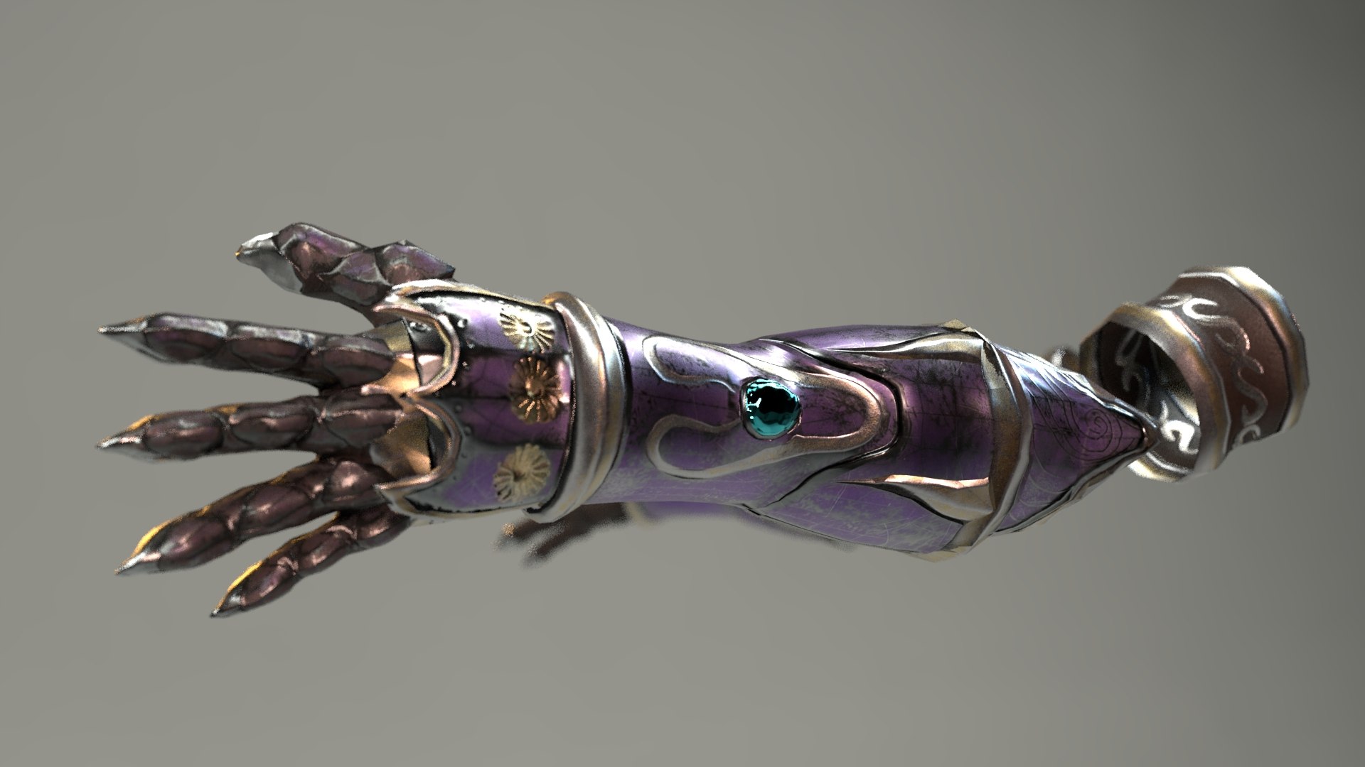 3D Elf Female Hand Armor Set - TurboSquid 1731031