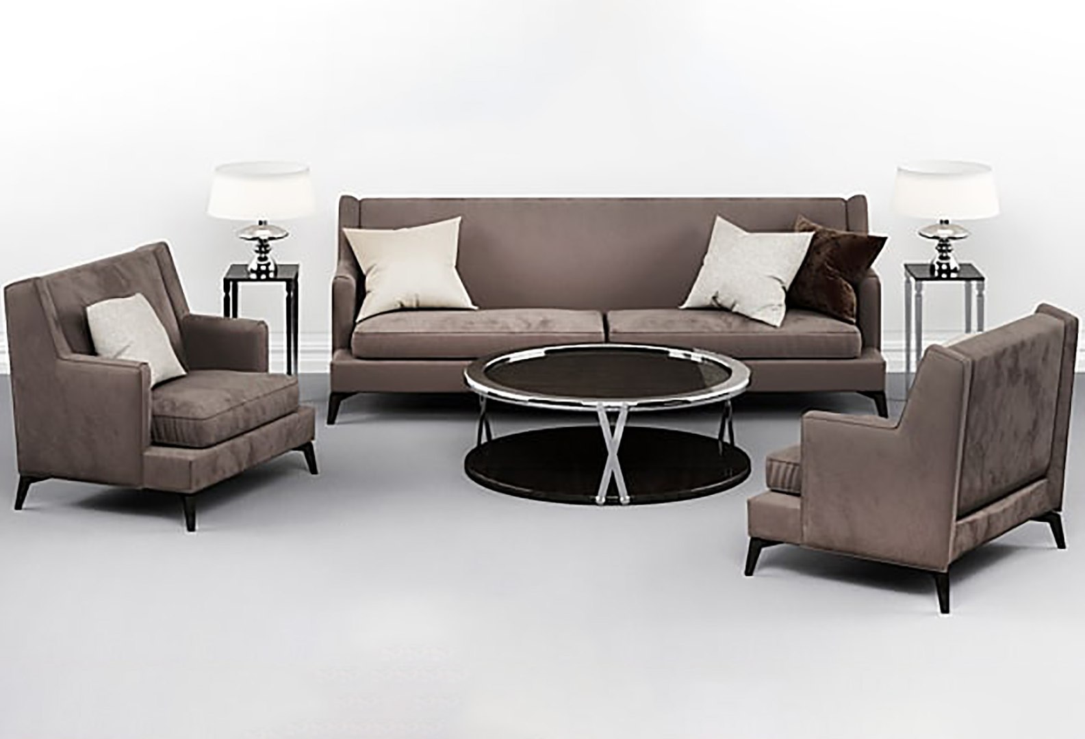 Enzo sofa revit family model - TurboSquid 2131173