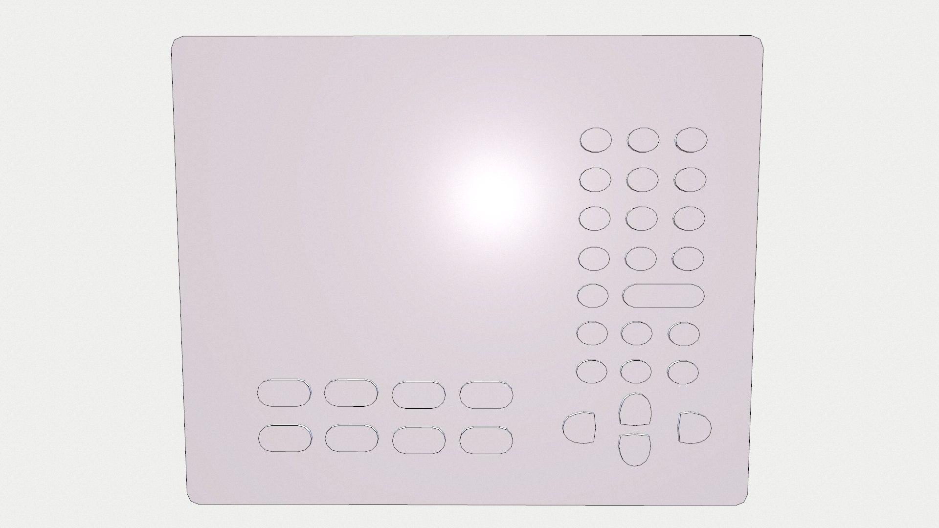 3D HMI Touch Panel - TurboSquid 2316744