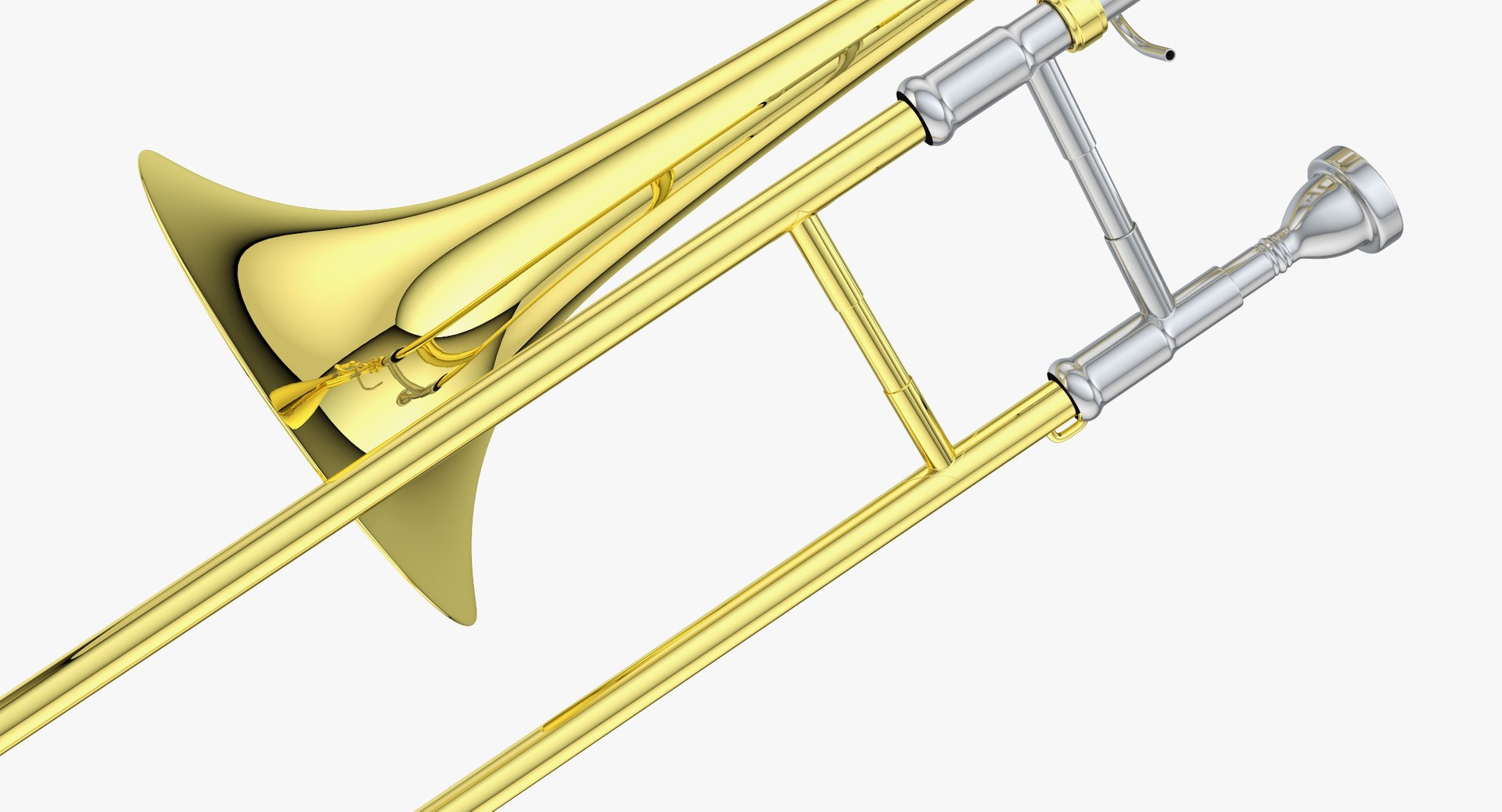 Trombone Model - TurboSquid 1321337