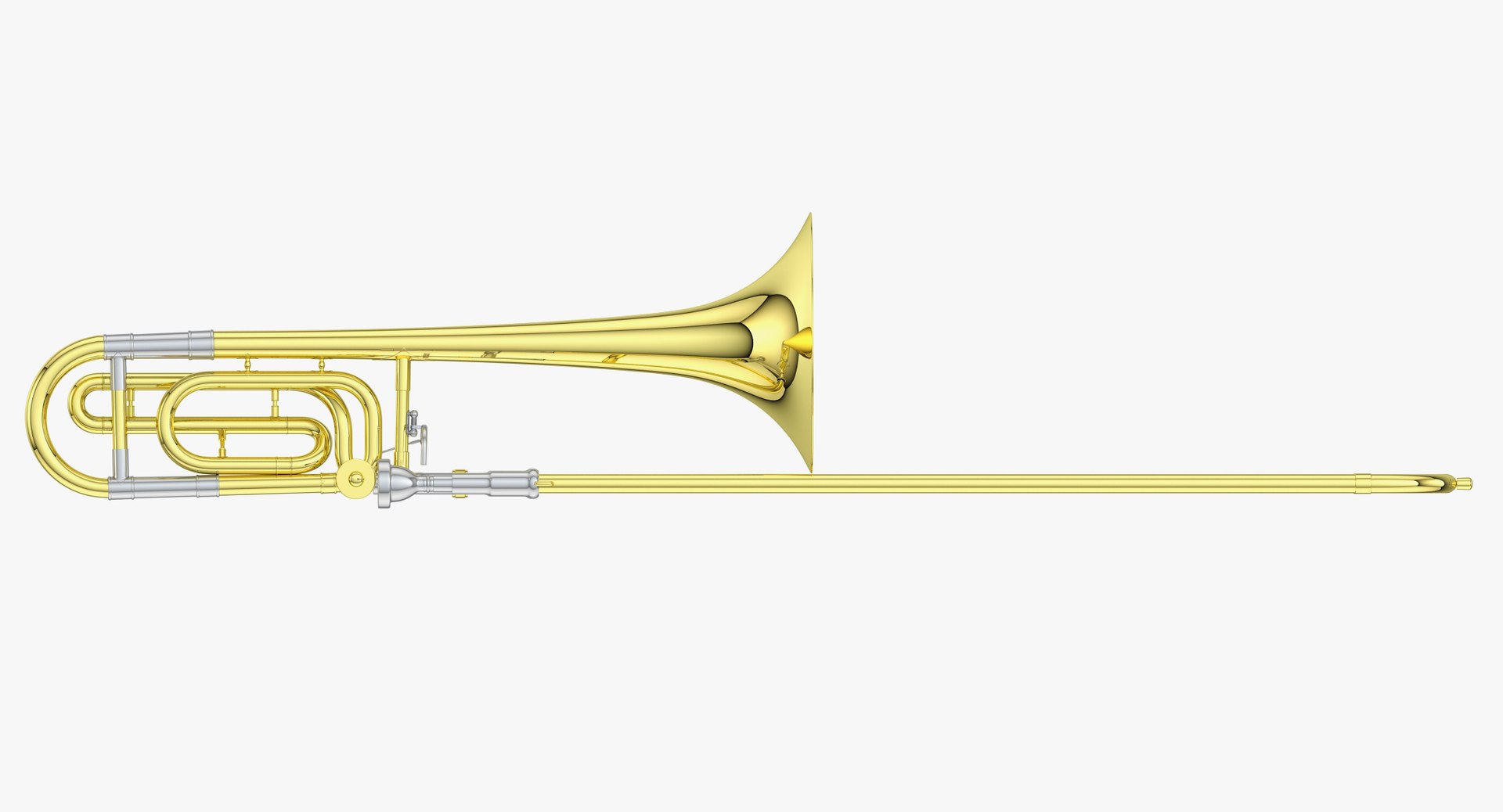 Trombone Model - TurboSquid 1321337