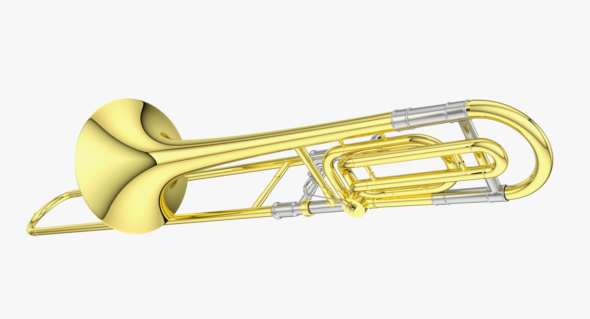Trombone Model - TurboSquid 1321337