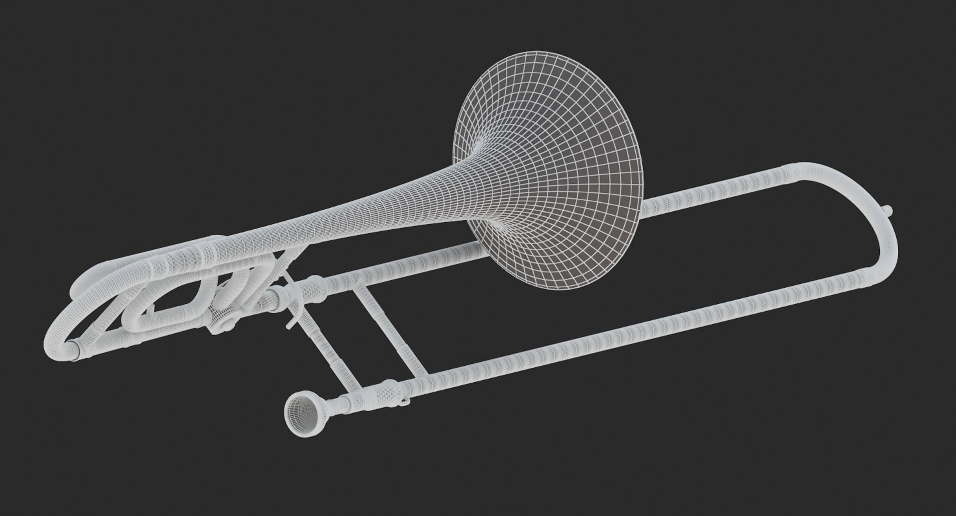 Trombone Model - TurboSquid 1321337
