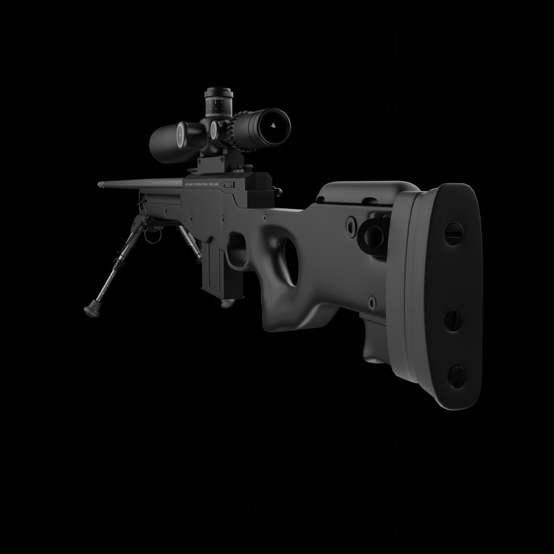 Sniper Gun Rifle 3D Model - TurboSquid 2024454