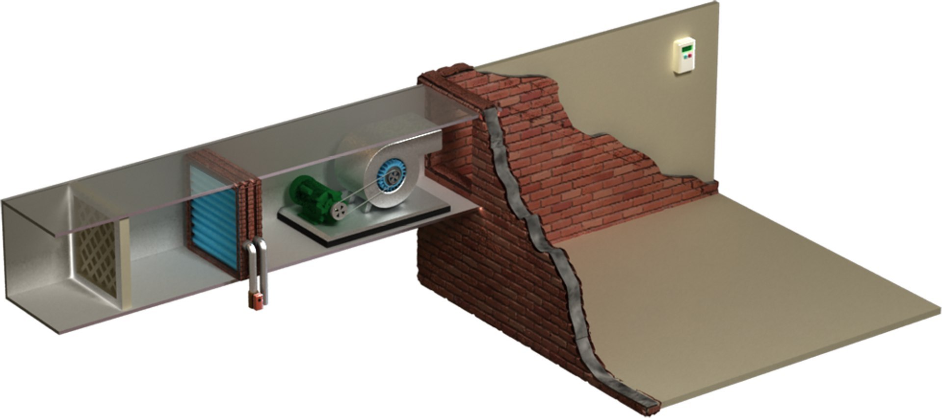 3D Fan Coil Unit FCU Collection Model - TurboSquid 2370480