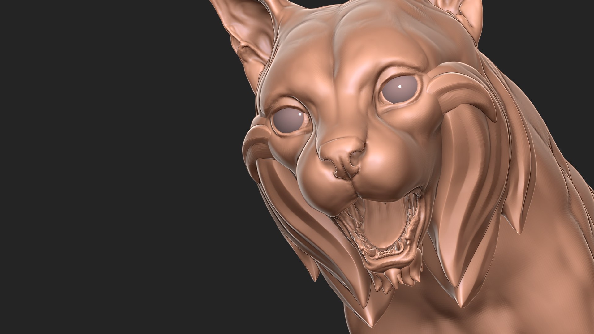 3D Canadian Lynx Primary Forms Zbrush Sculpt - TurboSquid 1817361