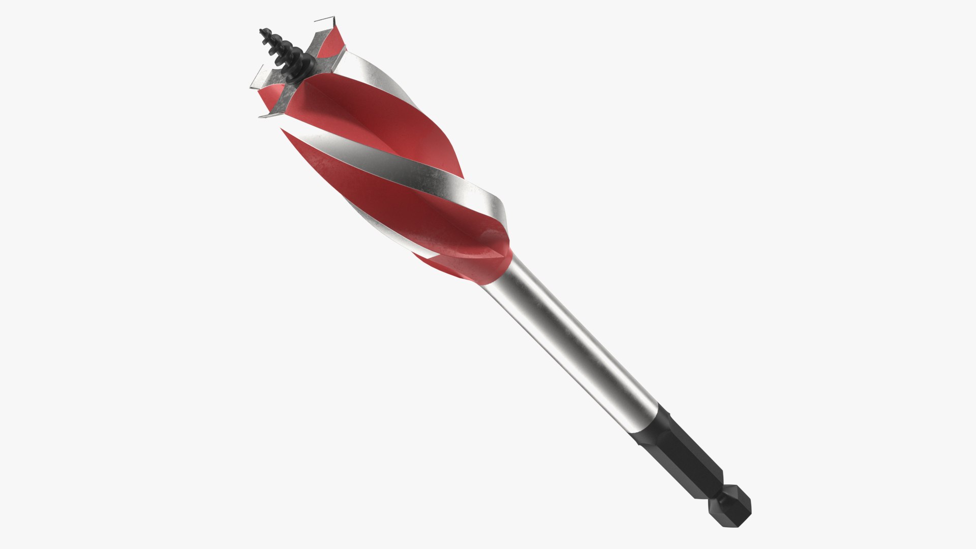 3D Triple Fluted Wood Bit New model - TurboSquid 2105087