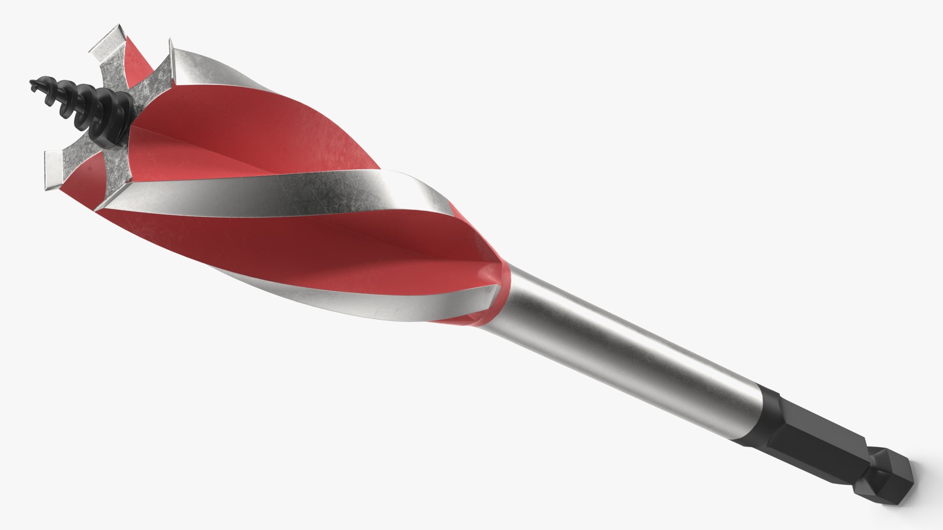 3D Triple Fluted Wood Bit New Model - TurboSquid 2105087