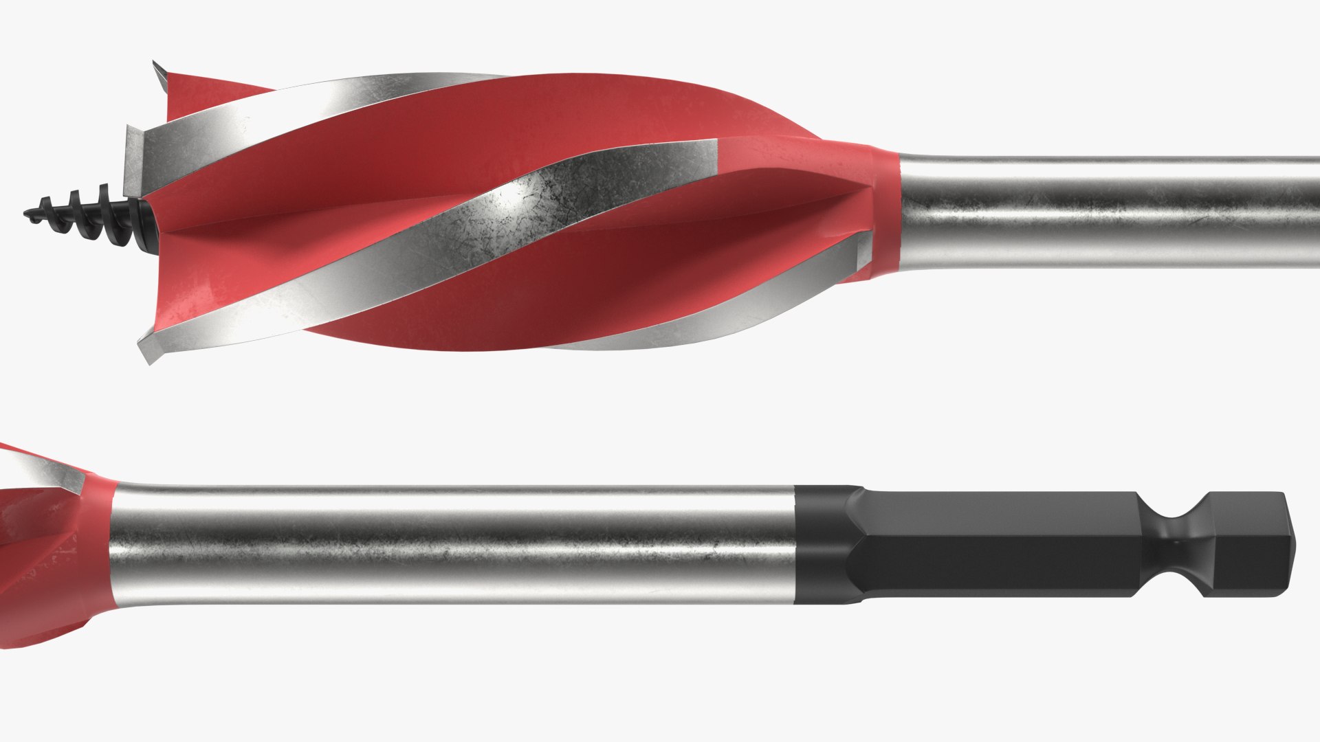 3D Triple Fluted Wood Bit New Model - TurboSquid 2105087