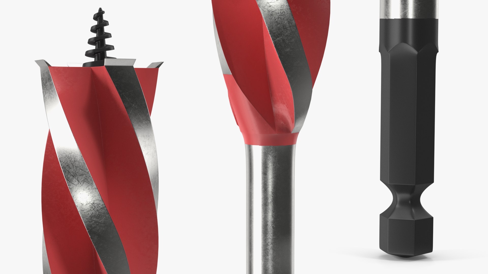 3D Triple Fluted Wood Bit New Model - TurboSquid 2105087