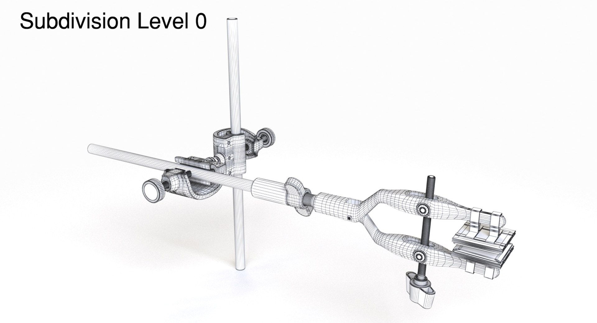 universal clamp 3d obj