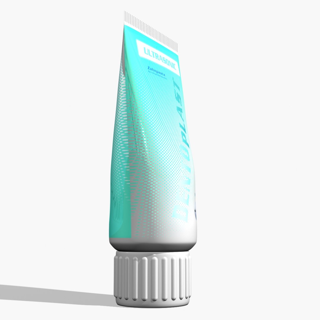 Toothpaste 3d Model