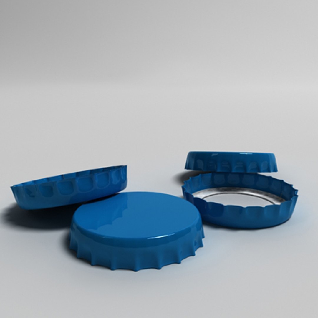 3d Max Bottle Cap
