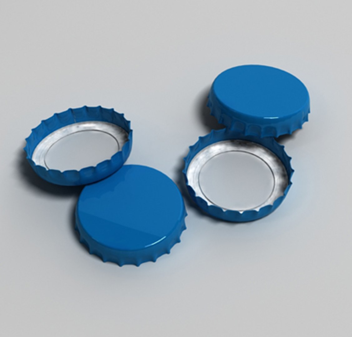 3d Max Bottle Cap