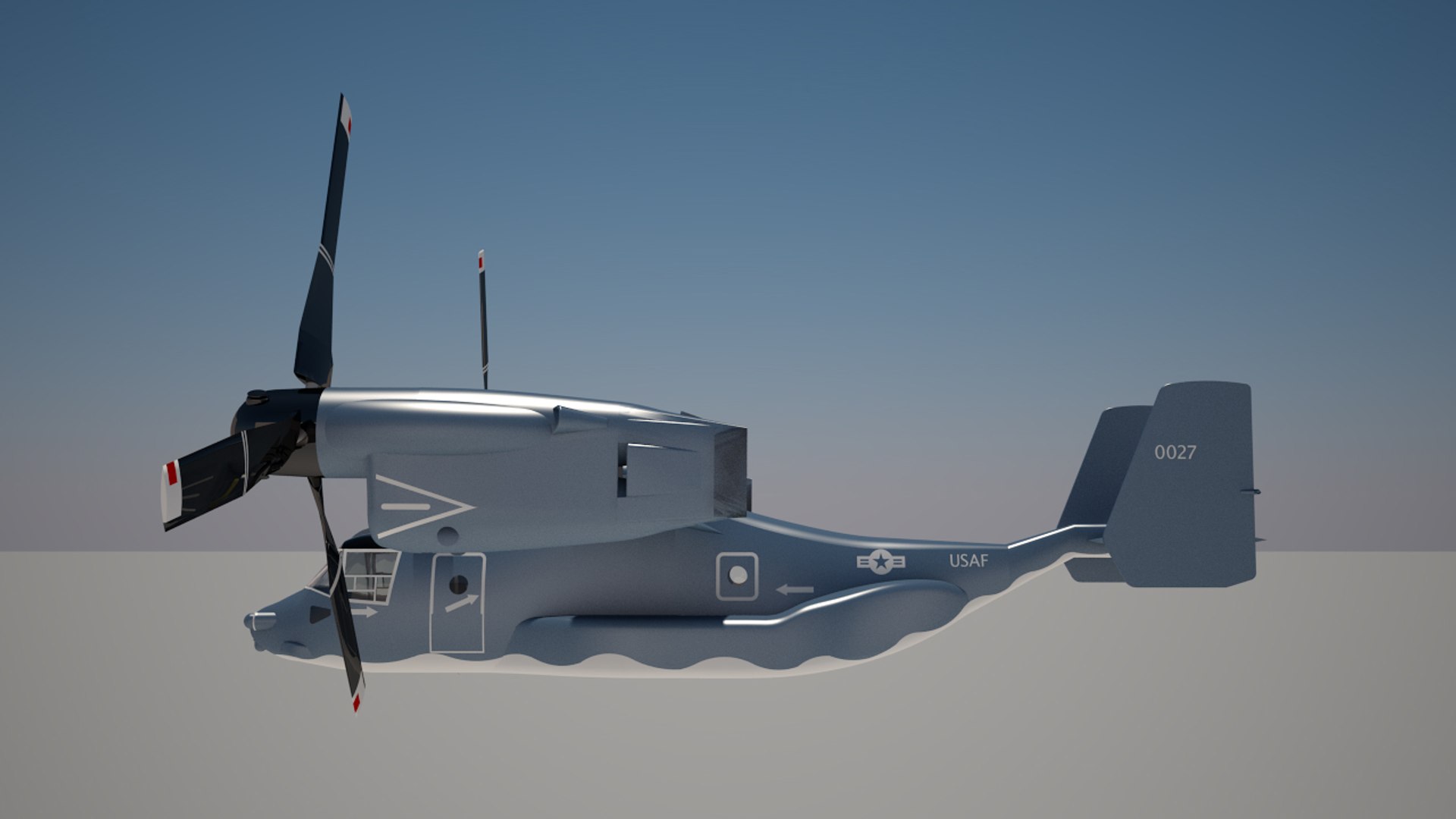 3d Osprey Cv 22 Animation