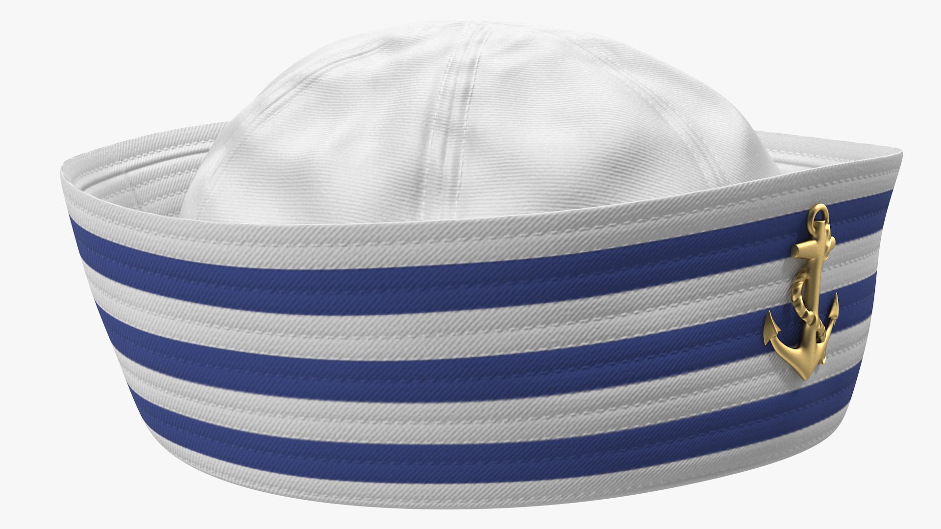 Navy Sailor Hat 3D Model - TurboSquid 1468314