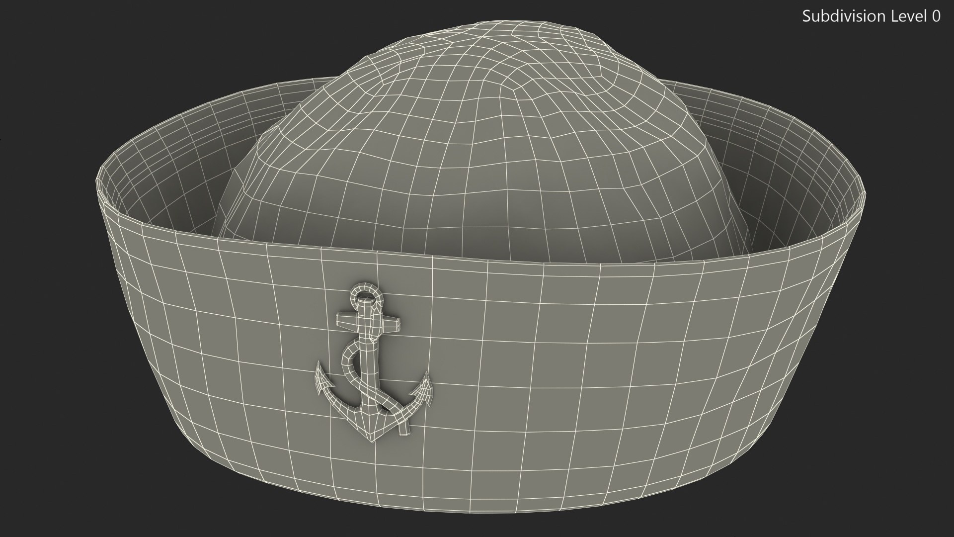 Navy Sailor Hat 3D Model - TurboSquid 1468314