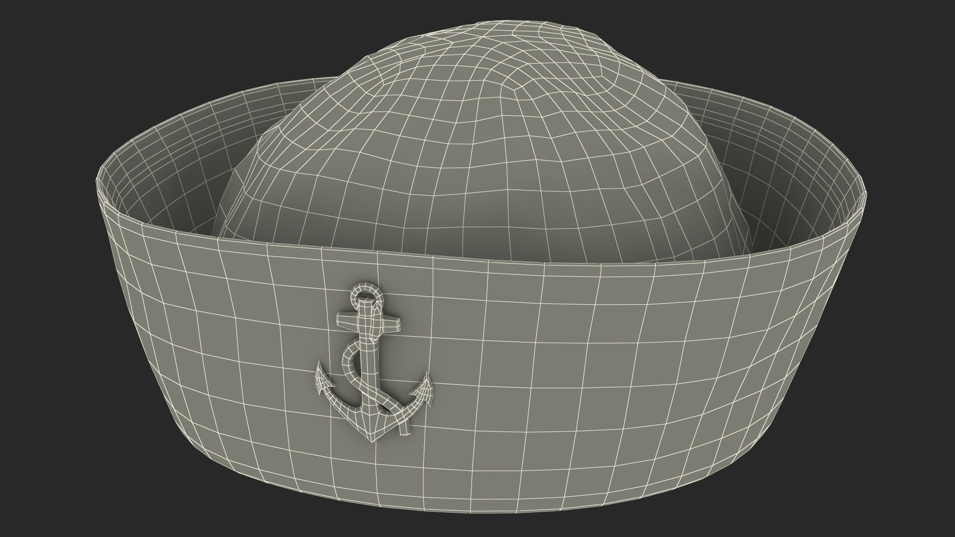 Navy Sailor Hat 3D Model - TurboSquid 1468314
