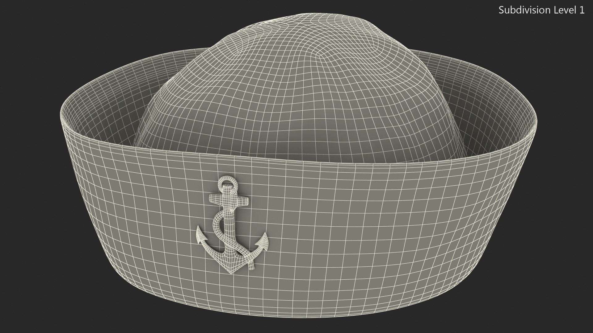 Navy Sailor Hat 3D Model - TurboSquid 1468314