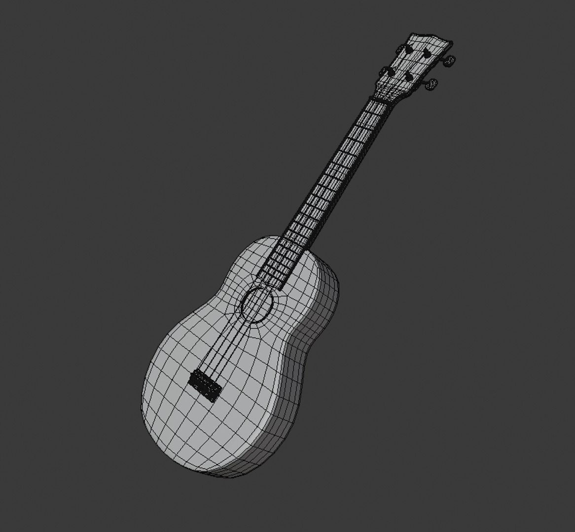 3D Ukulele Model - TurboSquid 1414119