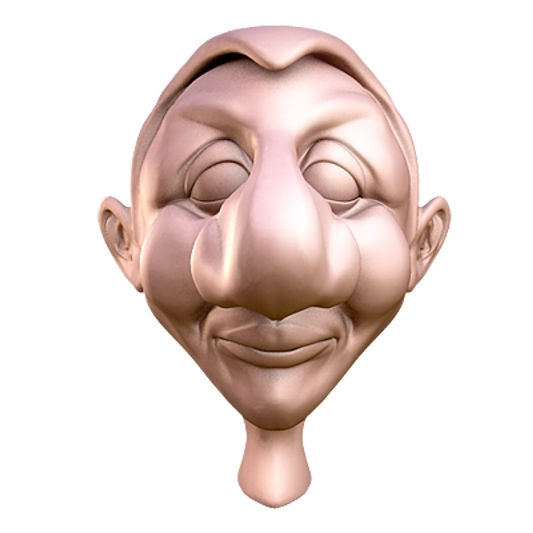 Funny Head 3d Model