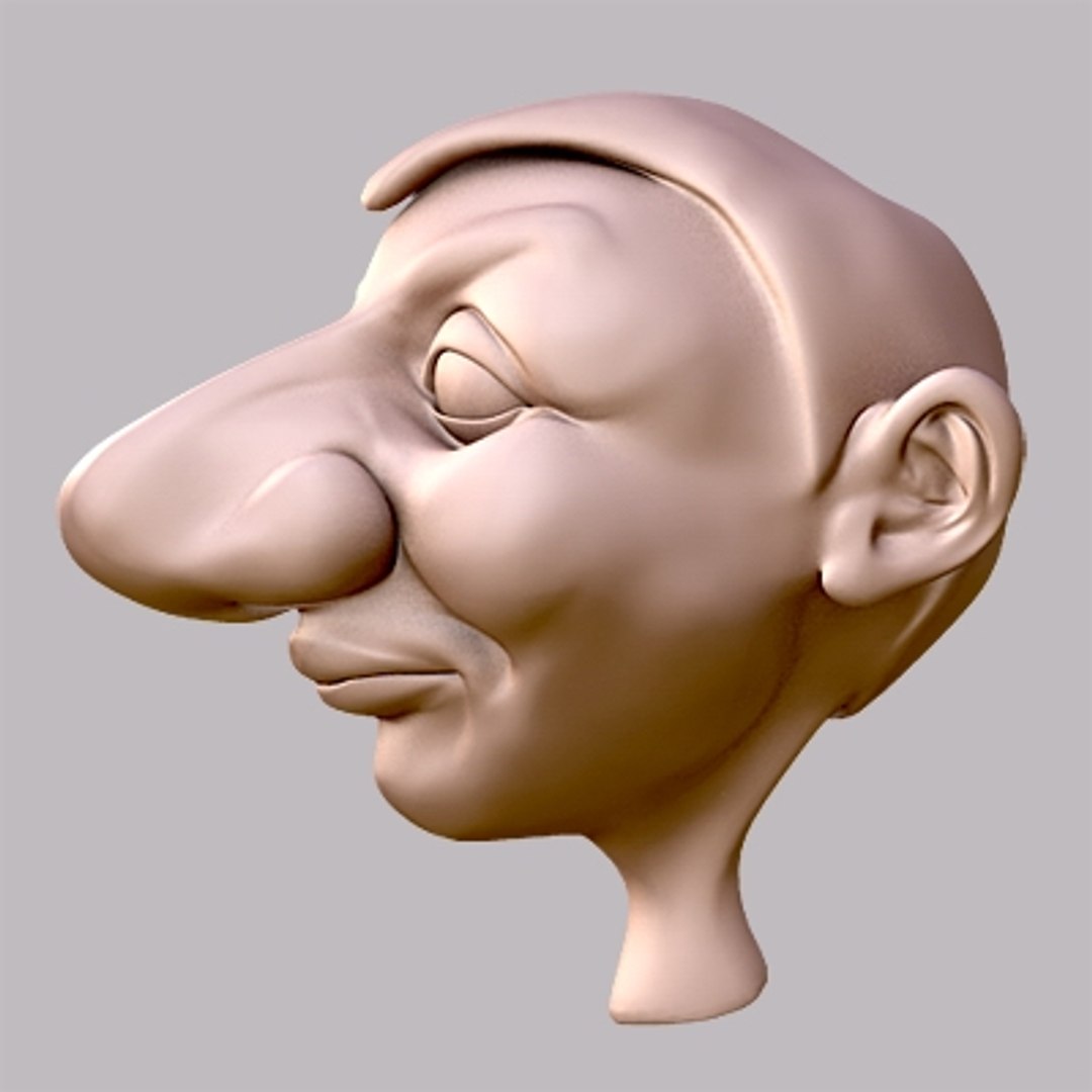 Funny Head 3d Model