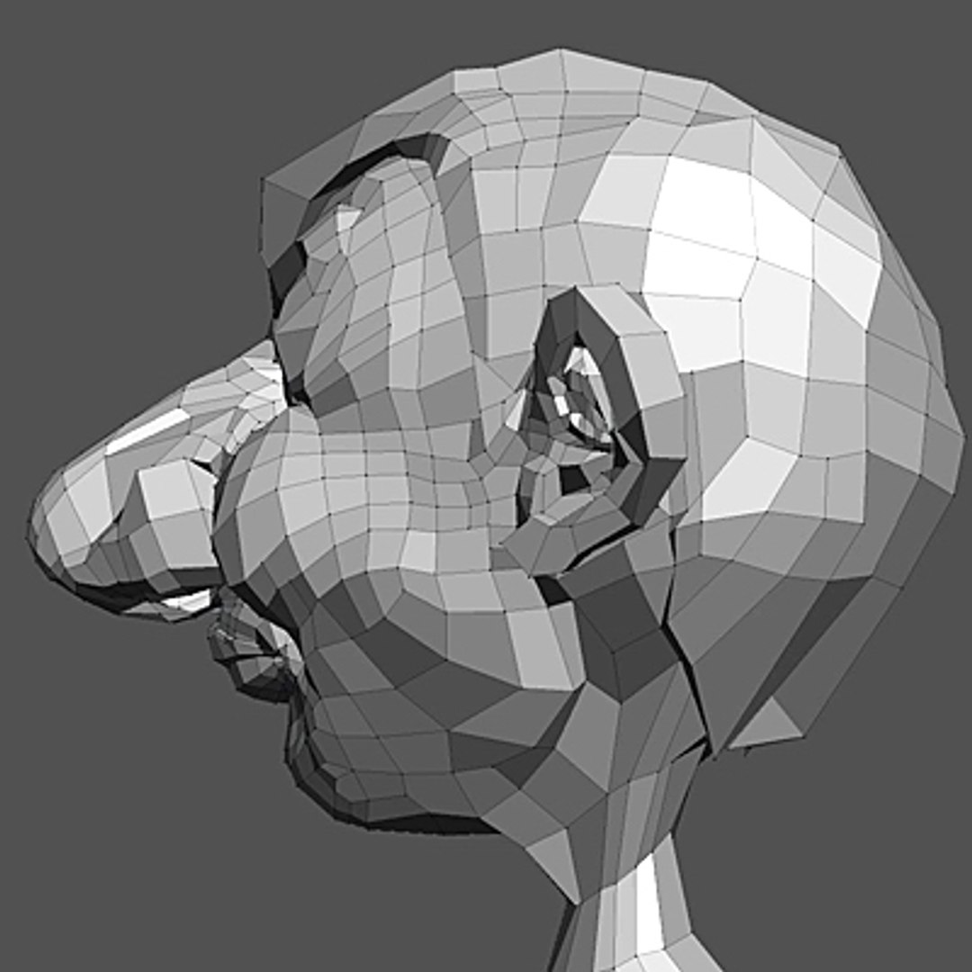 Funny Head 3d Model