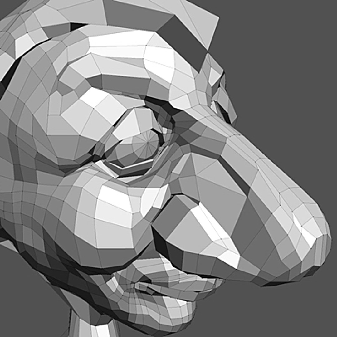 Funny Head 3d Model