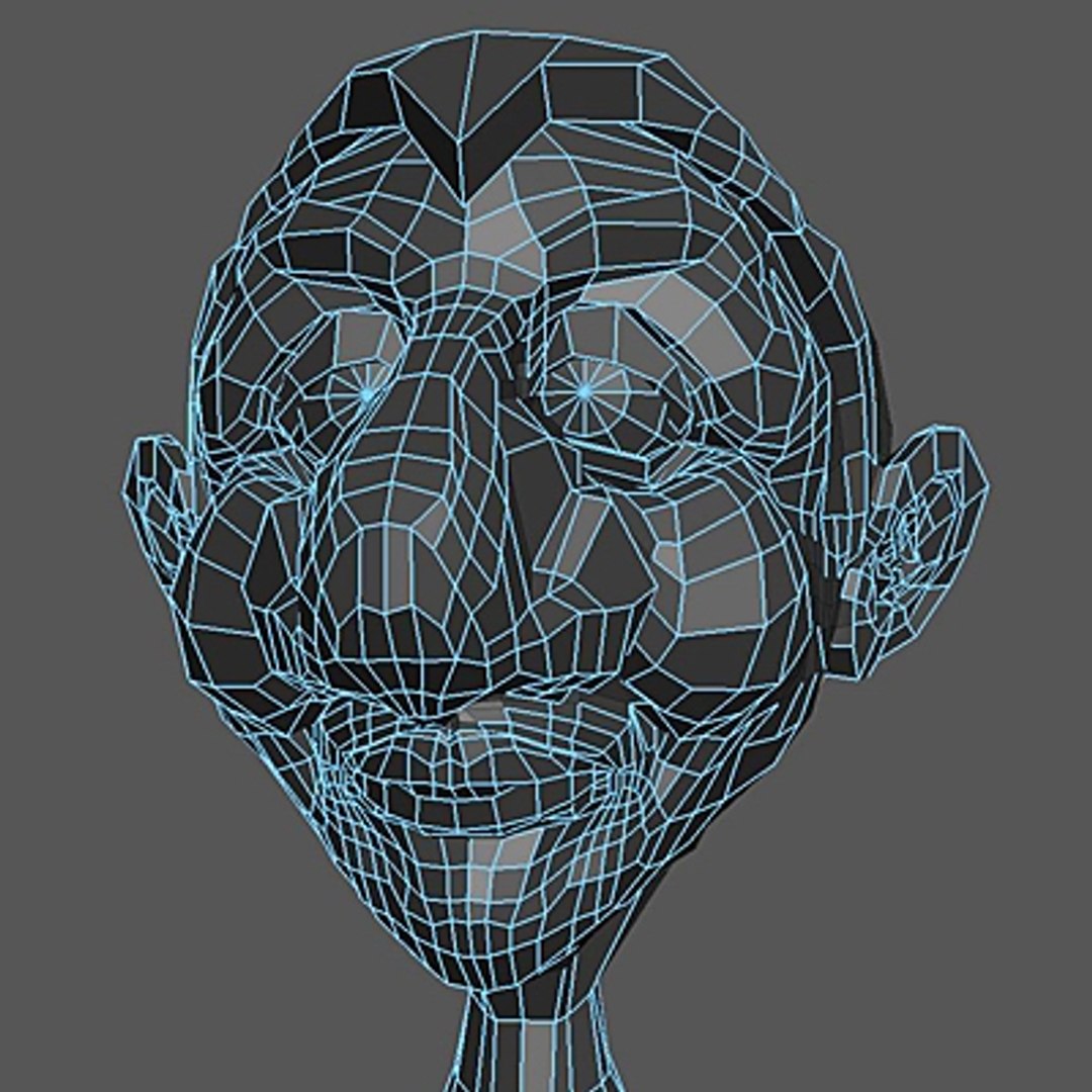 Funny Head 3d Model
