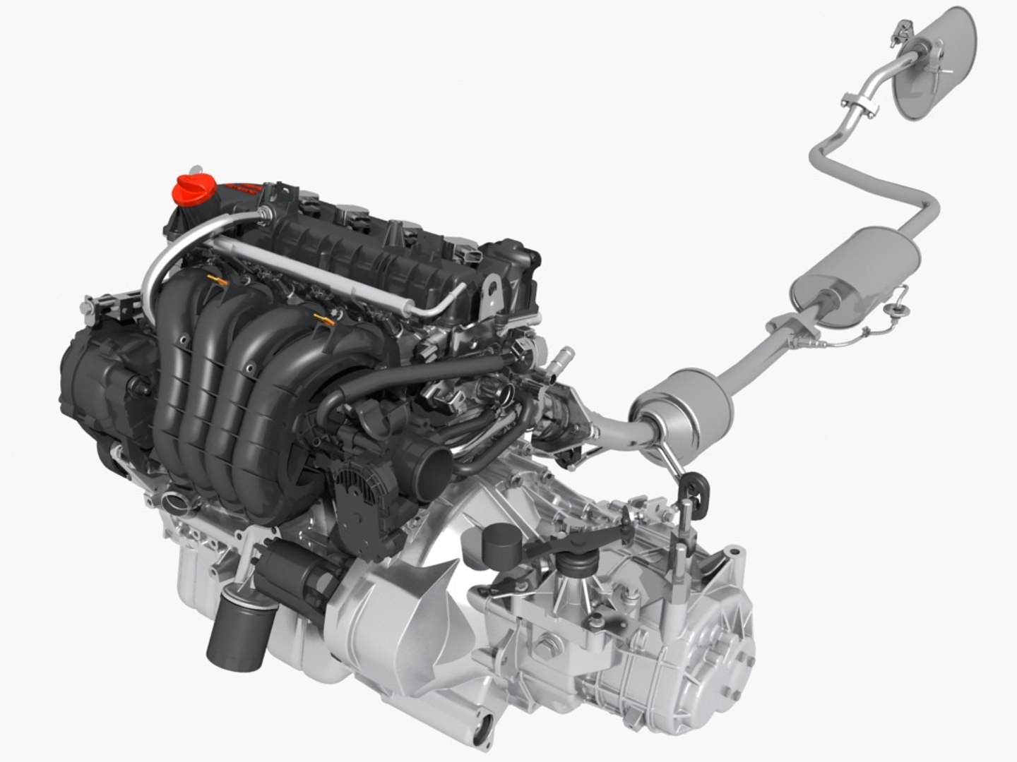 3D Engine Exhaust Model - TurboSquid 1428479