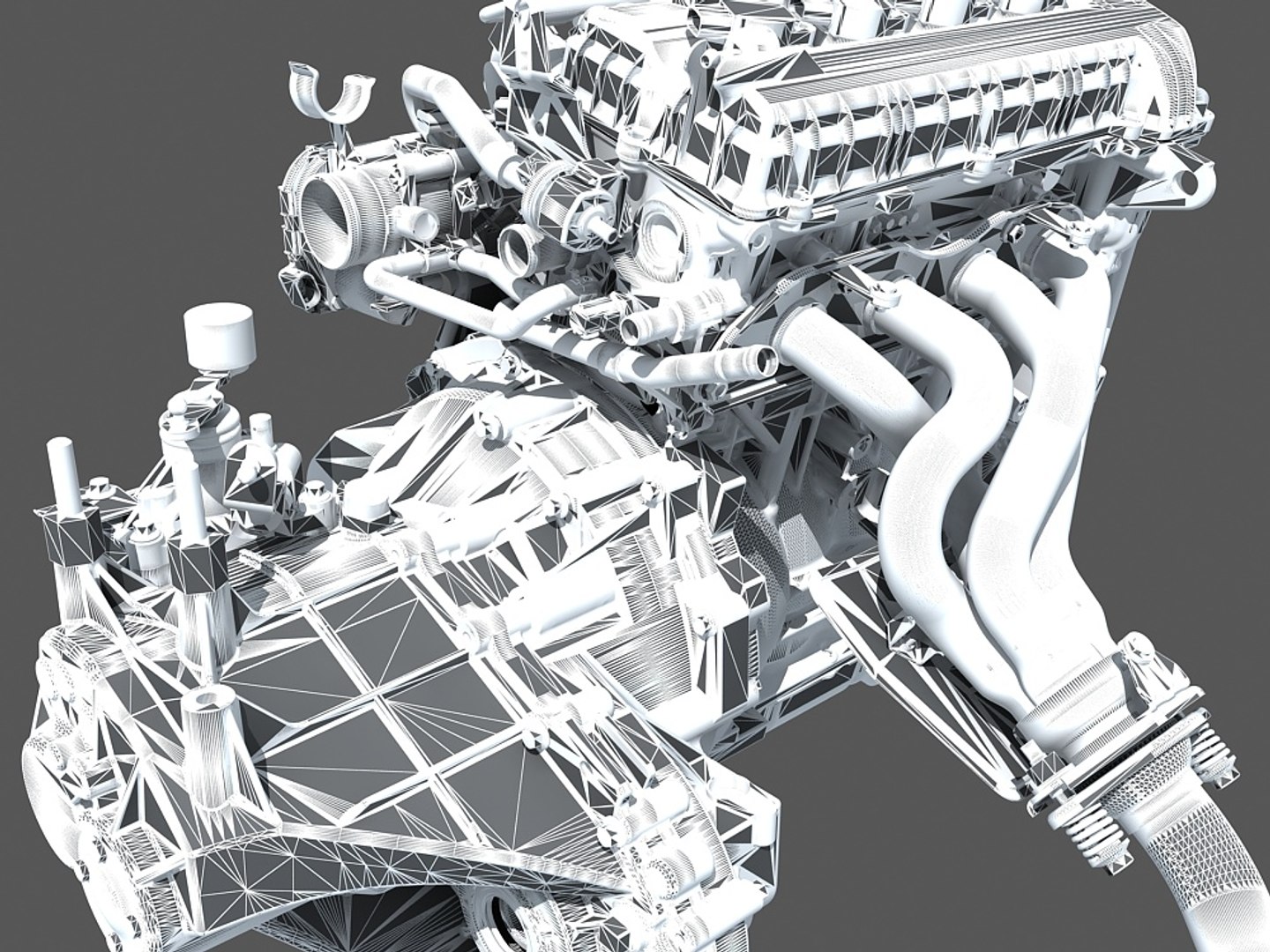 3D Engine Exhaust Model - TurboSquid 1428479