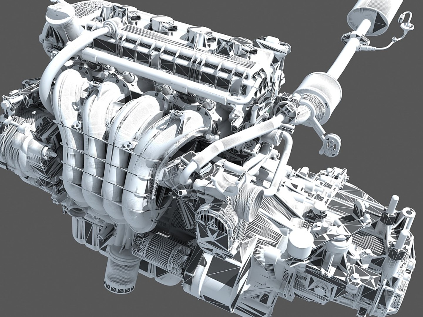 3D Engine Exhaust Model - TurboSquid 1428479