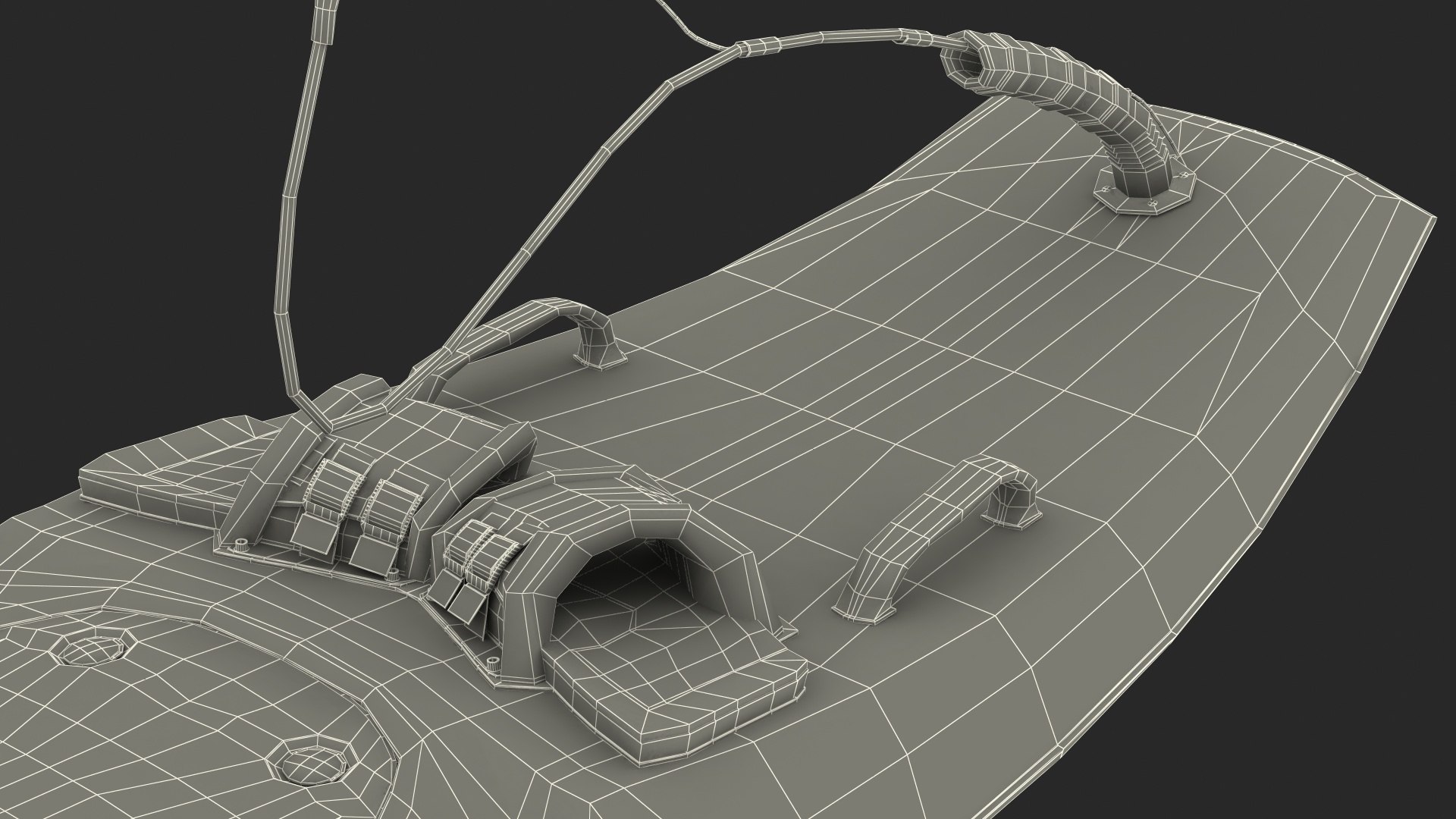 Motorised Carbon Fiber Surfboard model - TurboSquid 1875566