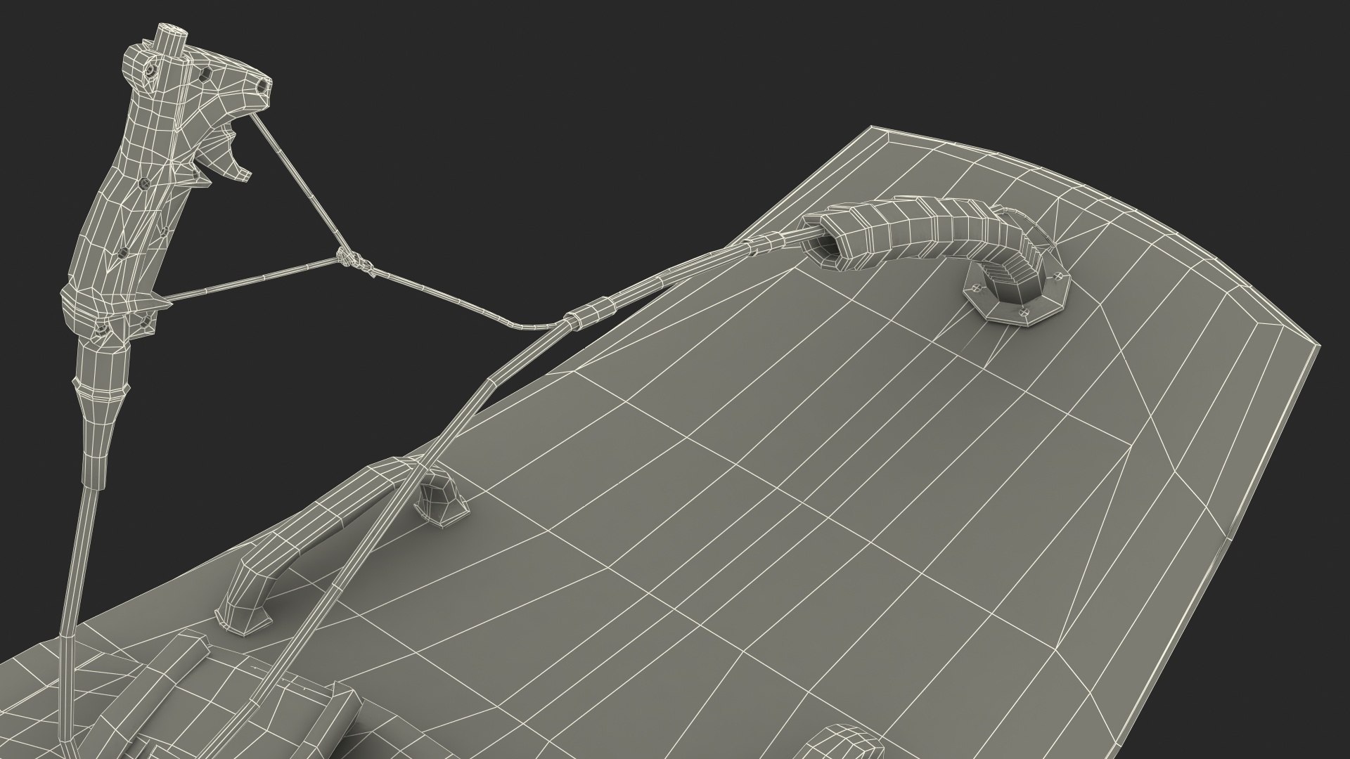 Motorised Carbon Fiber Surfboard model - TurboSquid 1875566