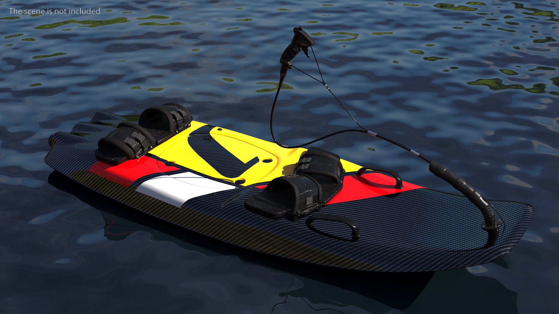 Motorised Carbon Fiber Surfboard model - TurboSquid 1875566
