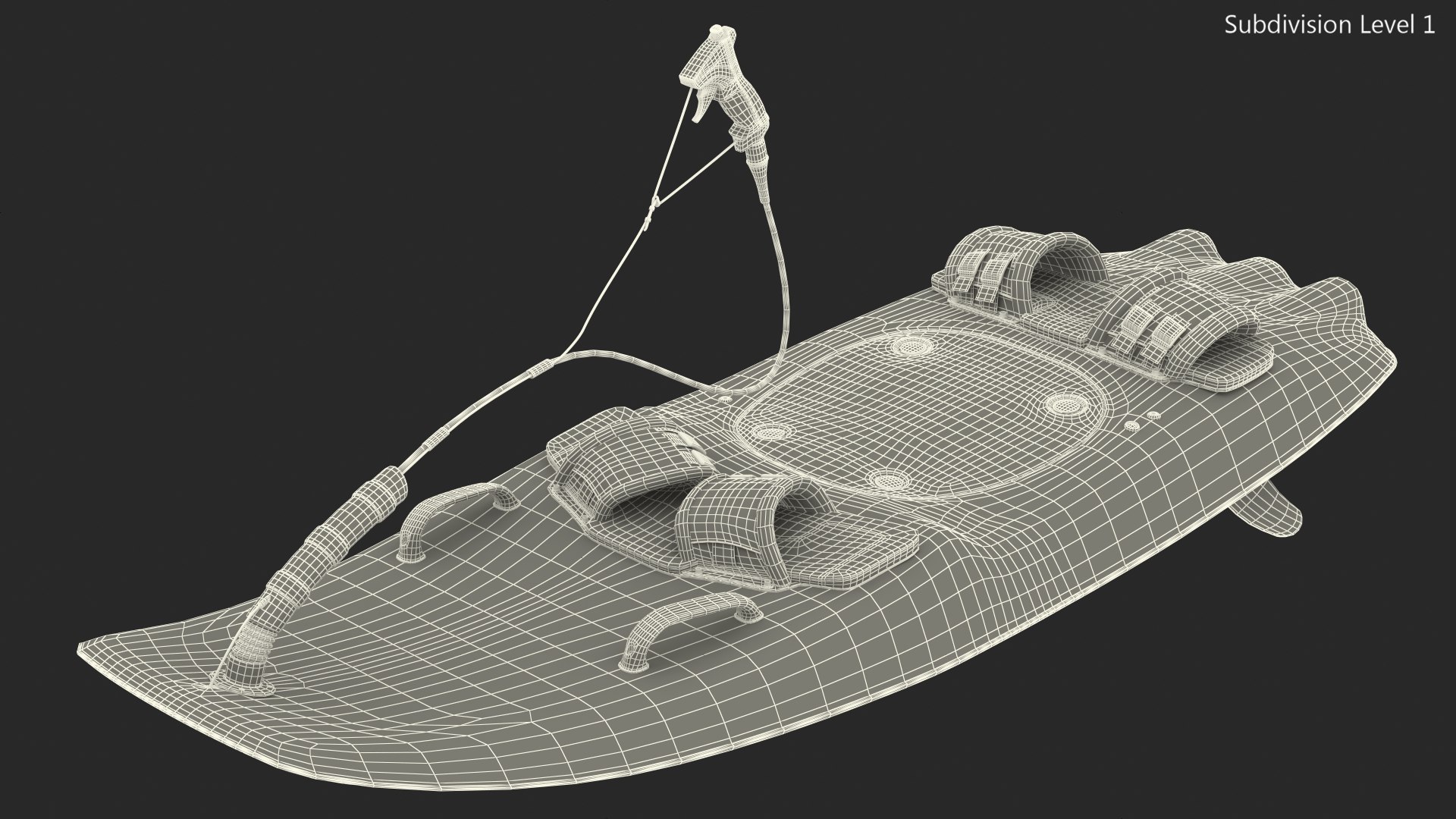 Motorised Carbon Fiber Surfboard model - TurboSquid 1875566