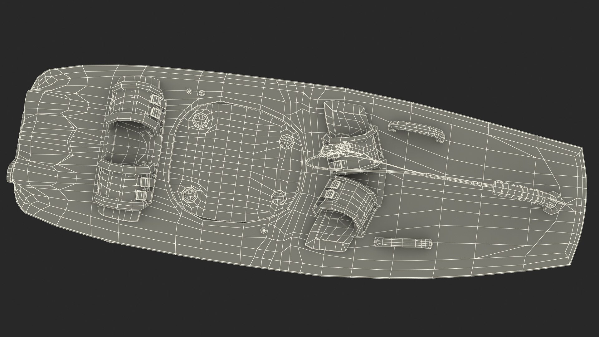 Motorised Carbon Fiber Surfboard model - TurboSquid 1875566