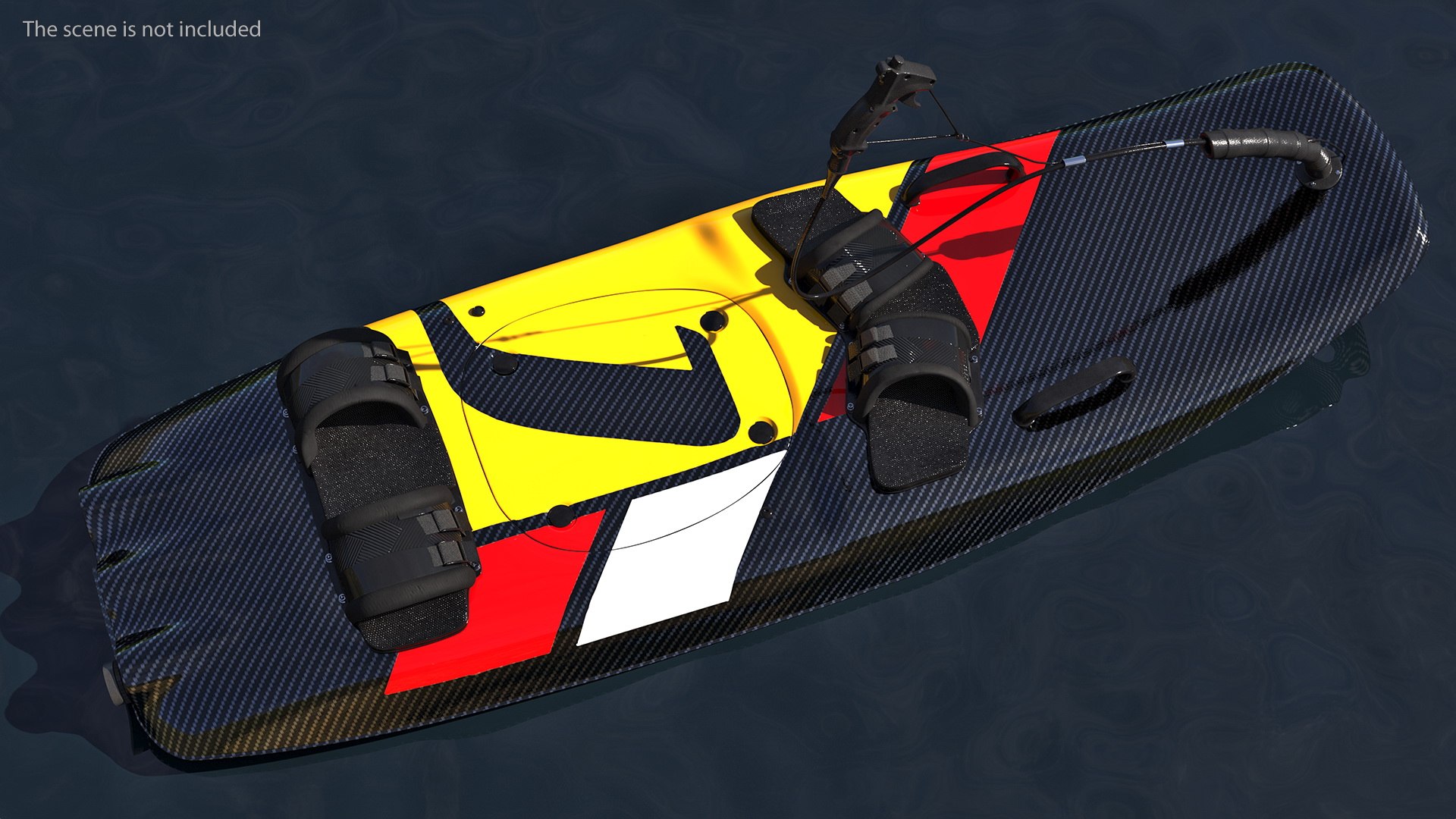 Motorised Carbon Fiber Surfboard model - TurboSquid 1875566