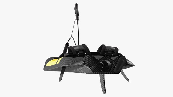 Motorised Carbon Fiber Surfboard model - TurboSquid 1875566