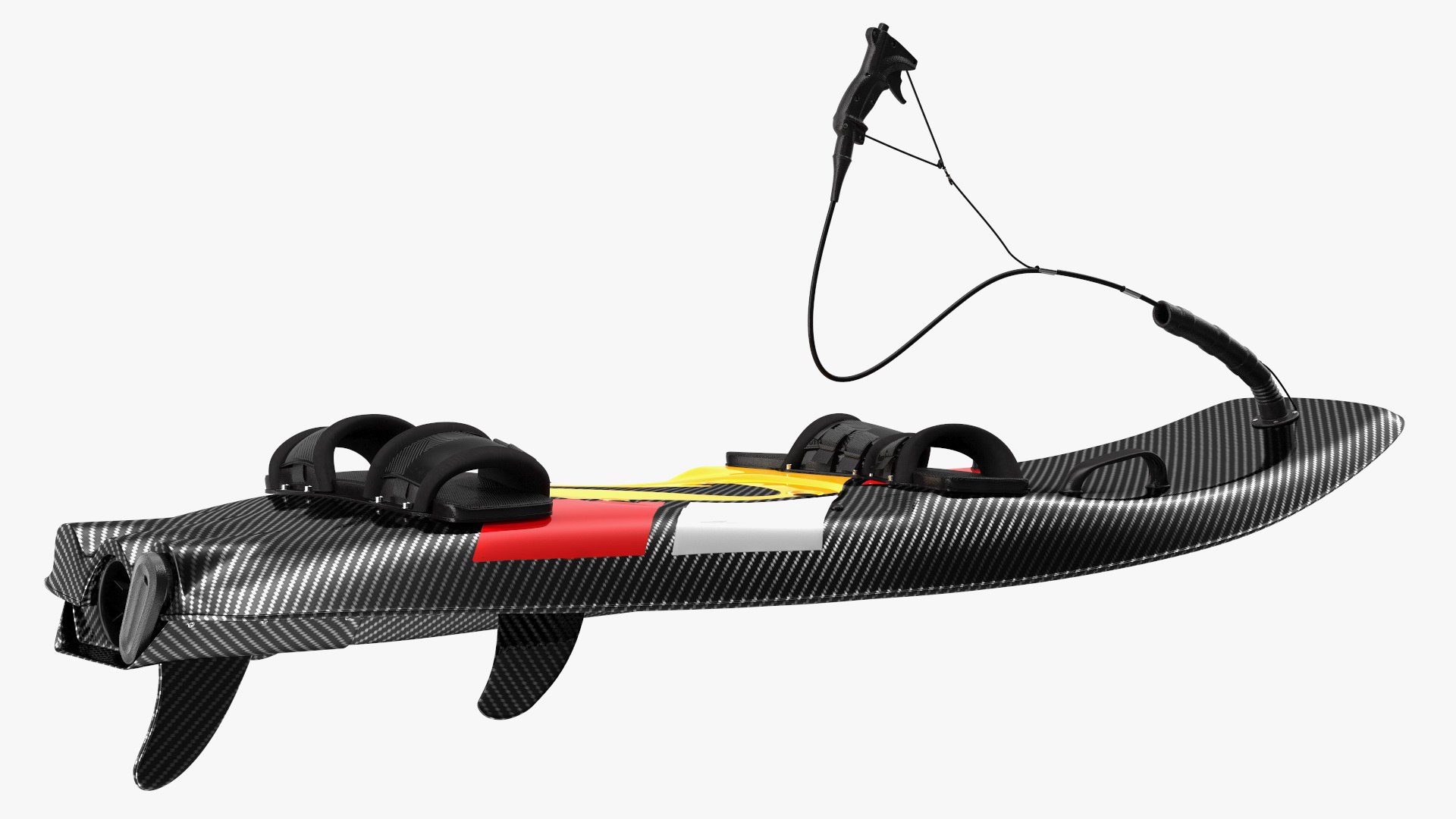 Motorised Carbon Fiber Surfboard model - TurboSquid 1875566