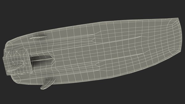 Motorised Carbon Fiber Surfboard model - TurboSquid 1875566