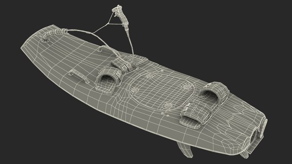 Motorised Carbon Fiber Surfboard model - TurboSquid 1875566