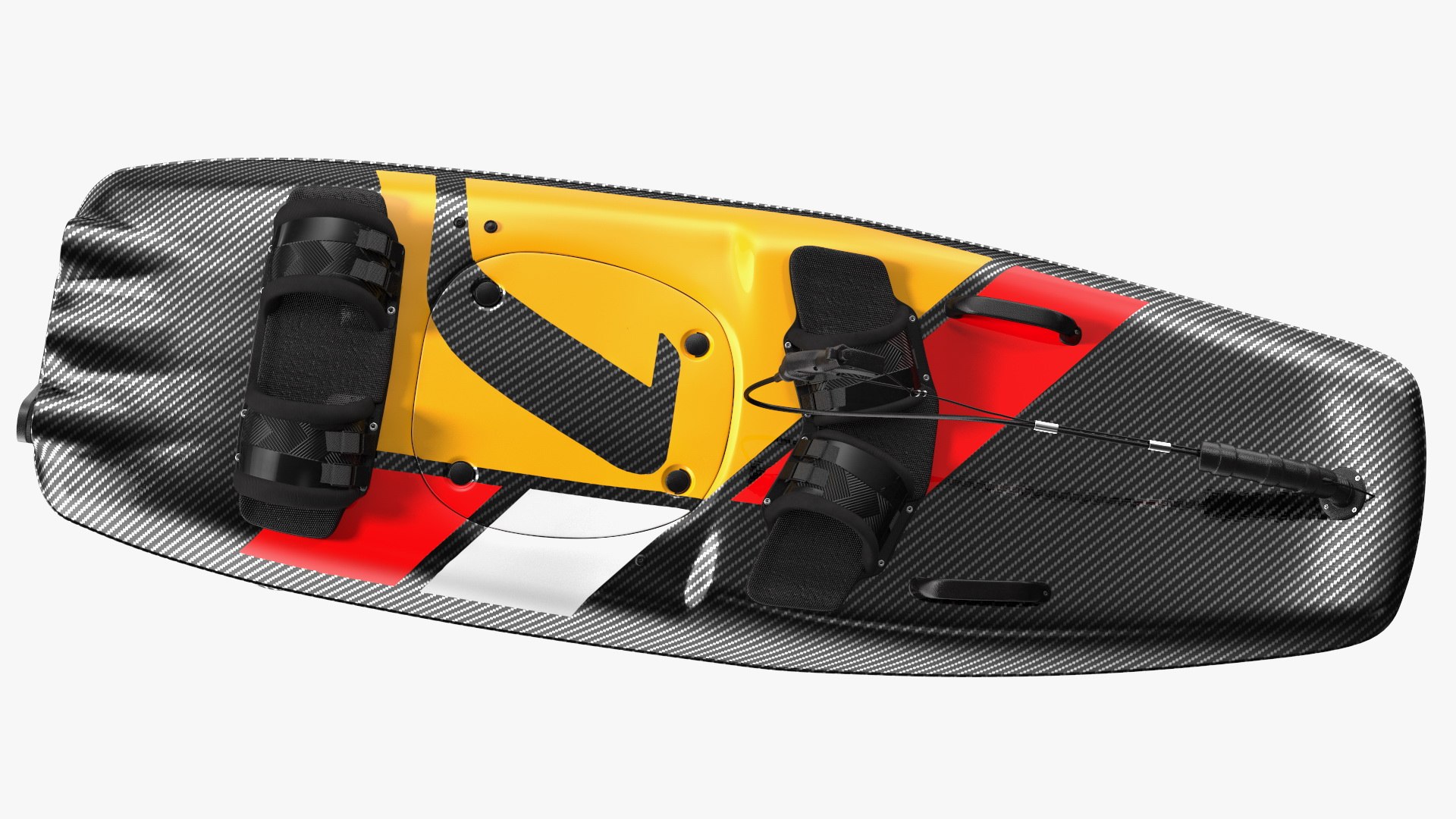 Motorised Carbon Fiber Surfboard model - TurboSquid 1875566
