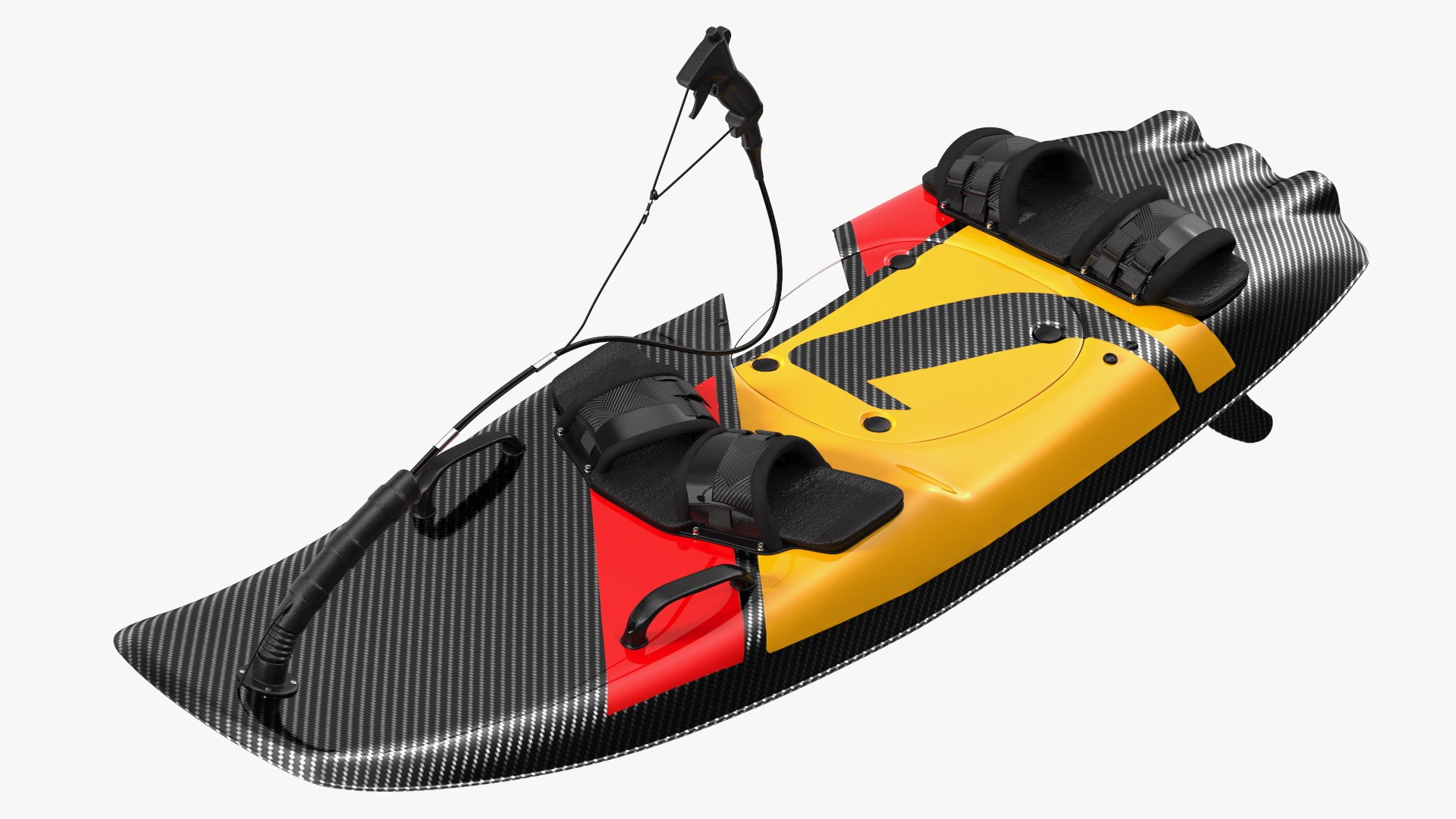 Motorised Carbon Fiber Surfboard model - TurboSquid 1875566