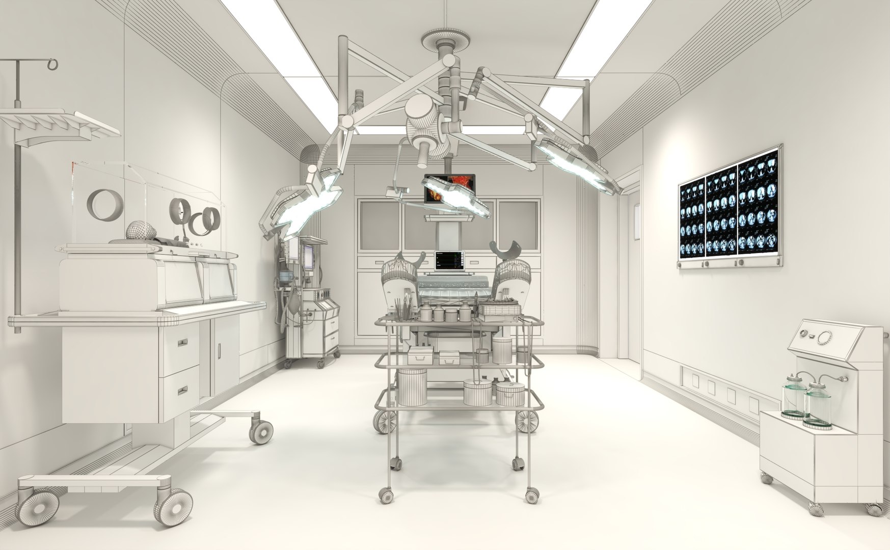 Delivery Room 3D Model - TurboSquid 2159131