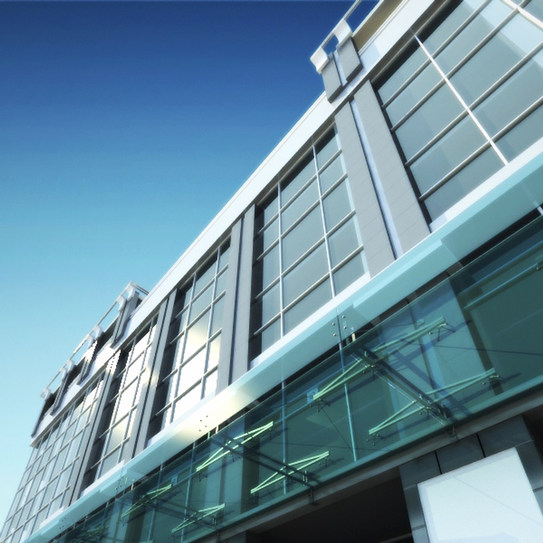 3d Office Building Model